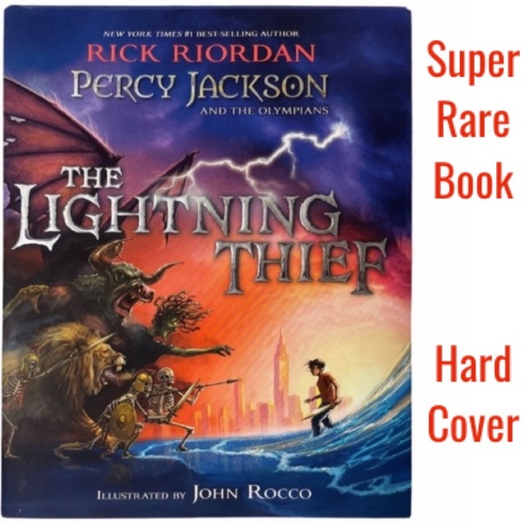 Disney | Other | The Lightning Thief Book Percy Jackson Rare Hard To ...